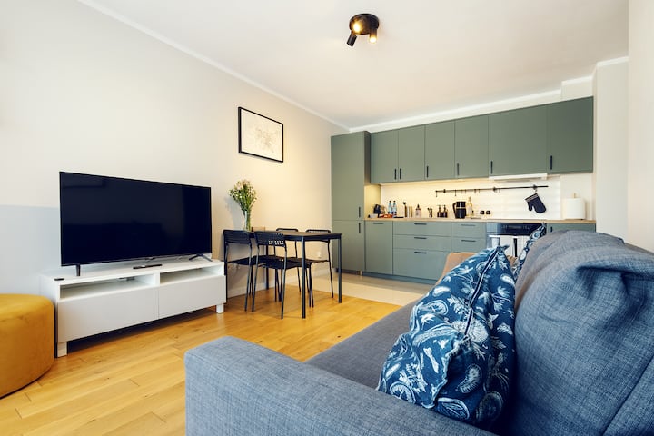 Comfy 3-room Apartment • Balcony • Wrocław Centre - Wrocław