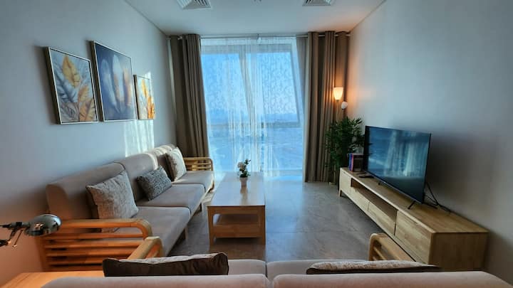 Nordic-calm/2bd, 15th Floor, Sea&golf View@pearl - Doha
