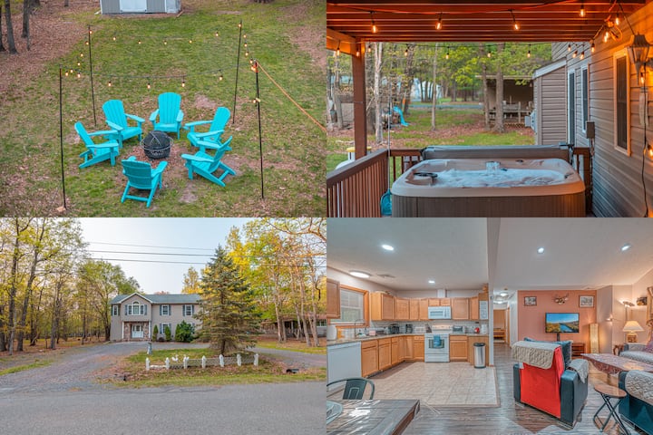 "Cozy Antilia" W/hot Tub & Gameroom - Lake Harmony, PA
