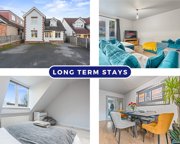 Contractors | Bricket Wood House | 8 Guests| Wi-fi - Watford