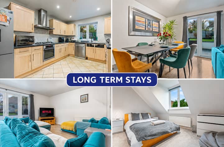 Long Stays 4br House | Van Parking | Sleeps 8 - St Albans, UK