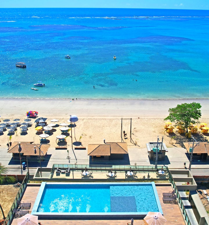 Beira-mar | Verdadeiro 1 Quarto | Piscina Infinita - Brasil