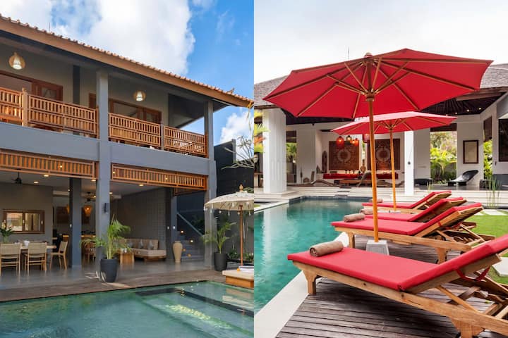 Seminyak - 2 Side-by-side Villas For Large Groups - Kuta