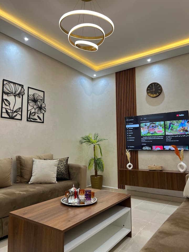 Cosy & Moderne Apart 8 Min To Gueliz & Center - 마라케시
