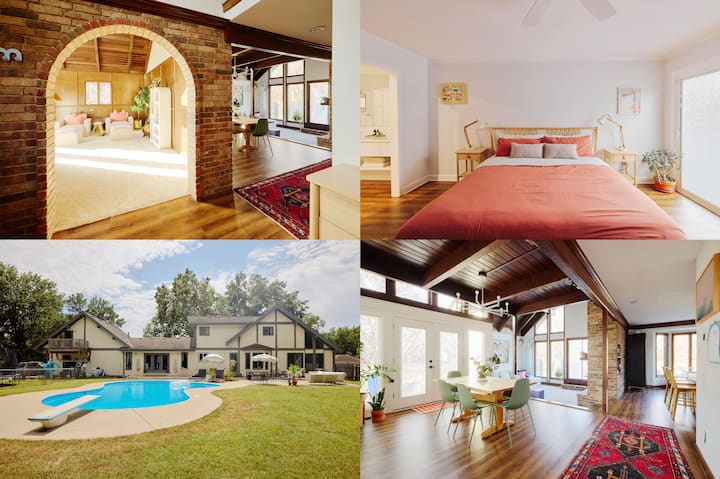 World Cup Luxury! Mid Century Home/salt Water Pool - Lee's Summit, MO