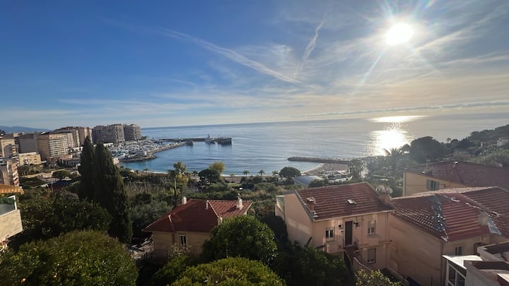 Cap D'ail - Vue Mer - 2 Chambres - Rotterdam - Monte Carlo