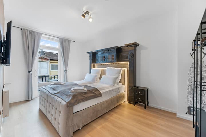 Elite Weser Apartment Premium| 2 Sz | Balkon | 6 P - Bremen