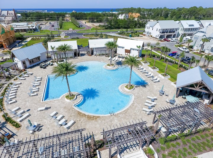Summer In Prominence: Resort Pool, Golf Cart - Seaside, FL