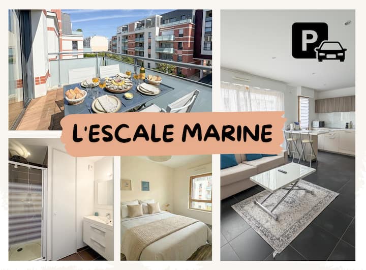 Escale Marine · 4 Pers · Balcon & Parking - Saint-Lunaire