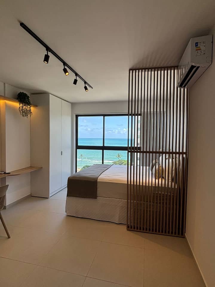 Flat Bahay Blue Lindo Moderno Vista Mar Boa Viagem - Recife