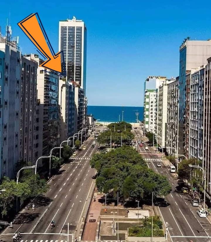 Studio Em Copacabana, Muito Perto Da Praia. - Rio de Janeiro