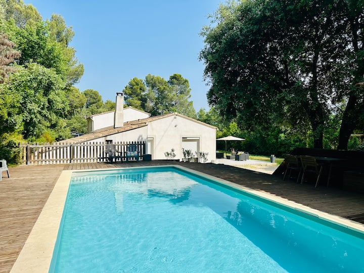 Villa Family *Clim, Piscine & Pétanque - Trets