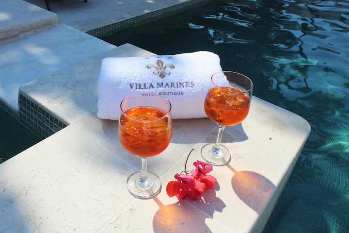 Villamarines / Suite Magnolia Con Terraza Privada. - Cuernavaca