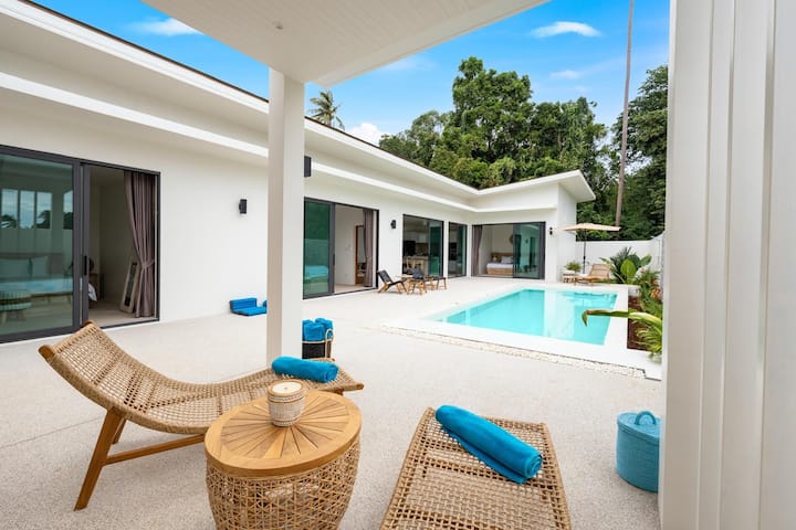 Amber Oasis Tropical Villa 2 Chambres Avec Piscine - Ko Samui, Island