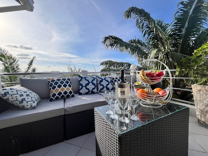 Samui Sabai House 3 Mit Terrasse Und Meerblick - Koh Samui