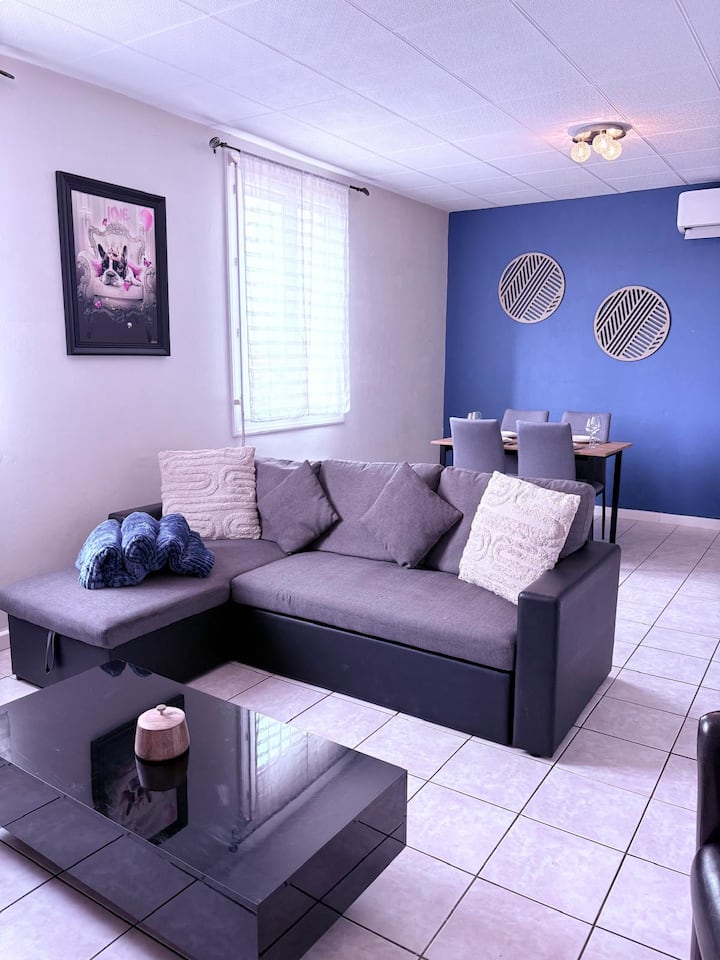 T2 Fonctionnel 5 Pers, Jardin, Parking, Accès A12 - Chanas