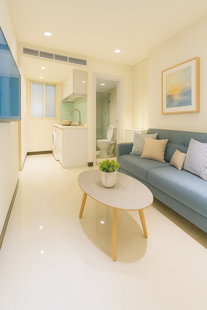 「台北車站步行3分鐘・新光三越旁精品雙房四人宅｜鄰近中正紀念堂、西門町、京站，附近多美食 手搖飲」 - 타이베이