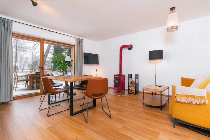 Wohnung Sonnenuntergang - 3 Min Zur Spree - Kamin - Schlepzig