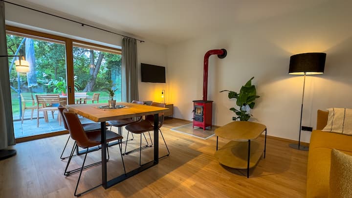 Wohnung Sonnenuntergang - 3 Min Zur Spree - Kamin - Schlepzig