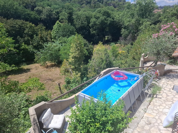 2 Pièces En Pleine Nature Attenant Villa - Biot
