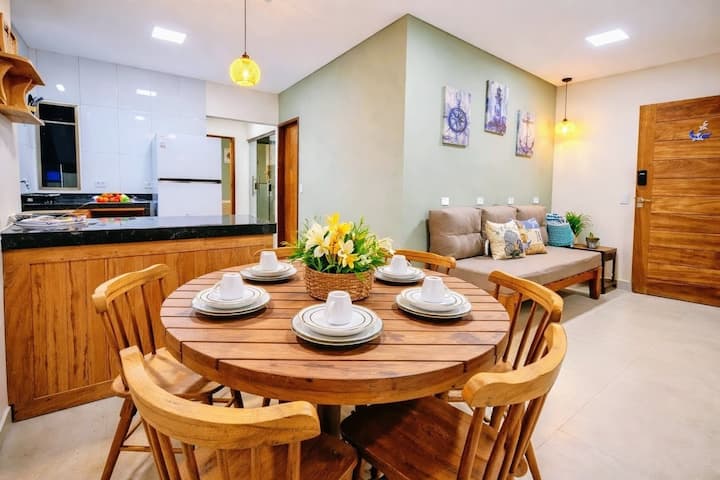 Casa De Praia, Climatizada, Confortável E Completa - Japaratinga