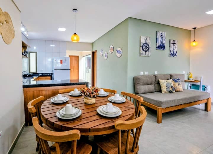 Casa De Praia, Climatizada, Confortável E Completa - Japaratinga