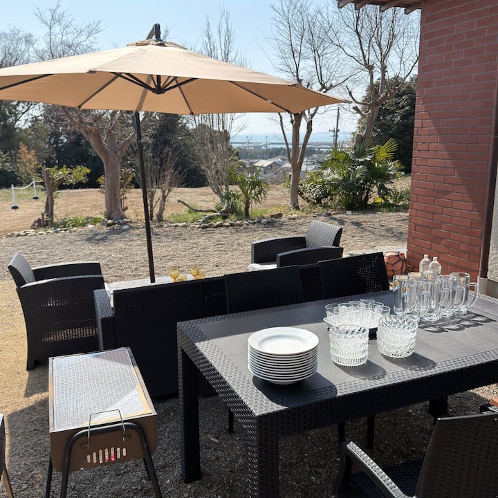 Hilltop Traditional Japanese House Ocean View Stay - Mito