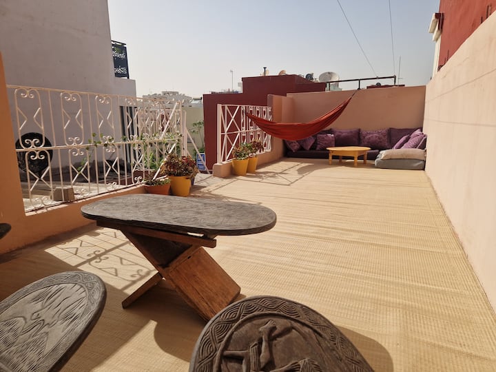Petit Riad Privé, Hyper Centre Avec Rooftop - Agadir