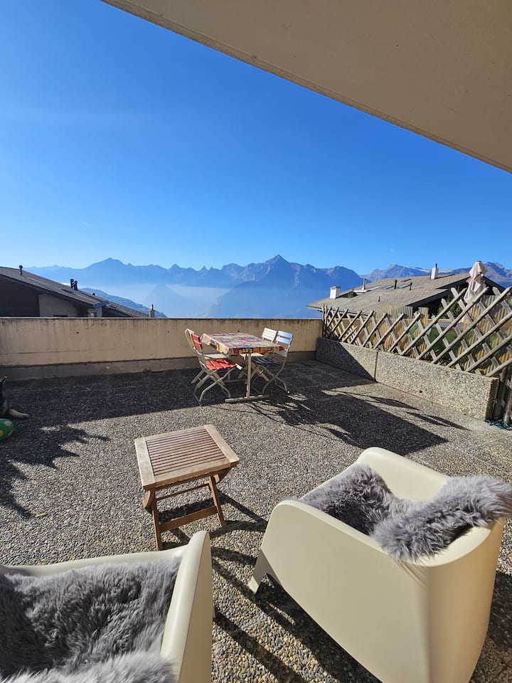 Appartement à Louer à Veysonnaz, Valais, Ski, Vtt - Kanton Wallis