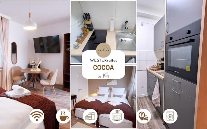 Westersuites | Cocoa ~ Zentral 1br Küche Smart-tv - Bremen