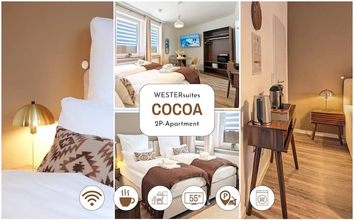 Westersuites | Cocoa: 1br Zentral 2 Betten Küche - Bremen