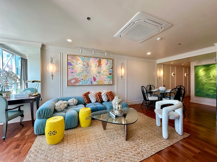 Art House | 2br | Bts Chidlom | 100 Sqm | Langsuan - バンコク