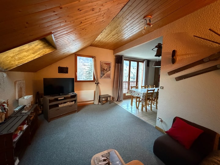 Ski à Pied – Centre – Parking Privé – 7 Pers - Le Monêtier-les-Bains