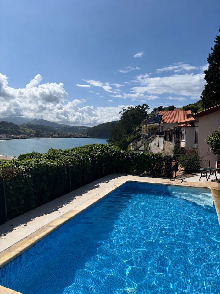 Casa Con Piscina Y Vistas Al Mar En Ribadesella - Ribadesella