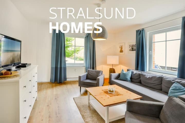 Am Frankenteich - Ferienwohnung 3-raum Mit Balkon - Stralsund