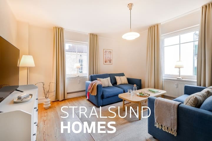 Am Frankenteich - Ferienwohnung 3-raum Mit Balkon - Stralsund