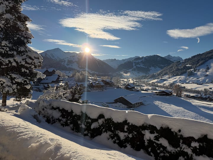 Cosy 2br App In Saanen With Stunning Gstaad Views - Gstaad