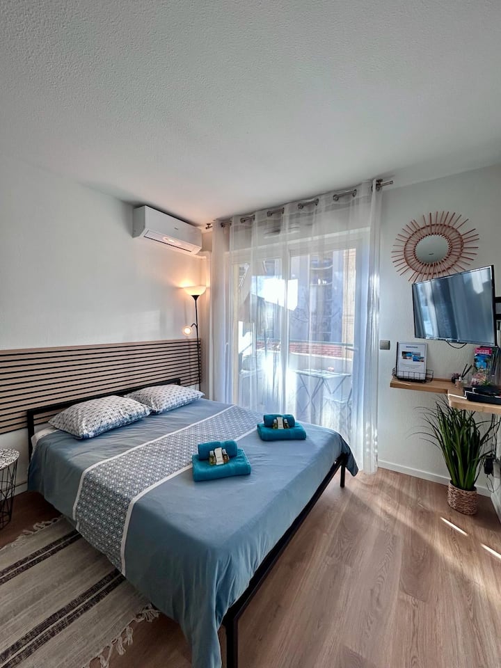 Riquier Station Spot, 5 Min From Train & Tramway - Nice