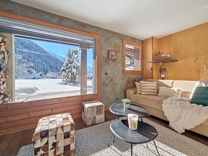 L'étoile Des Alpes - Grand Cocon Avec Terrasse - Vallorcine