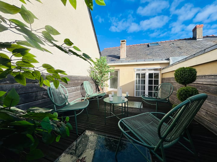 Casa Bohème Chic - Maison Avec Terrasse En Rooftop - Angers