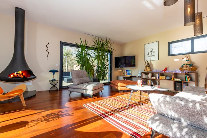 Maison Contemporaine à 7 Km De L'océan. - Contis-Plage