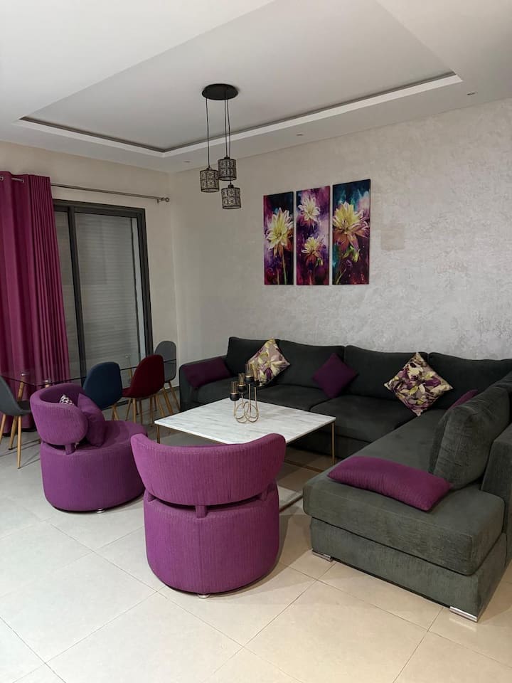 Appartement Chic à Jnan Souissi - Rabat