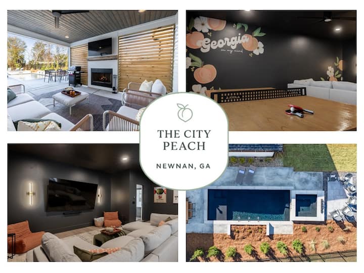 The City Peach-pool/hot Tub/game Room - Newnan, GA