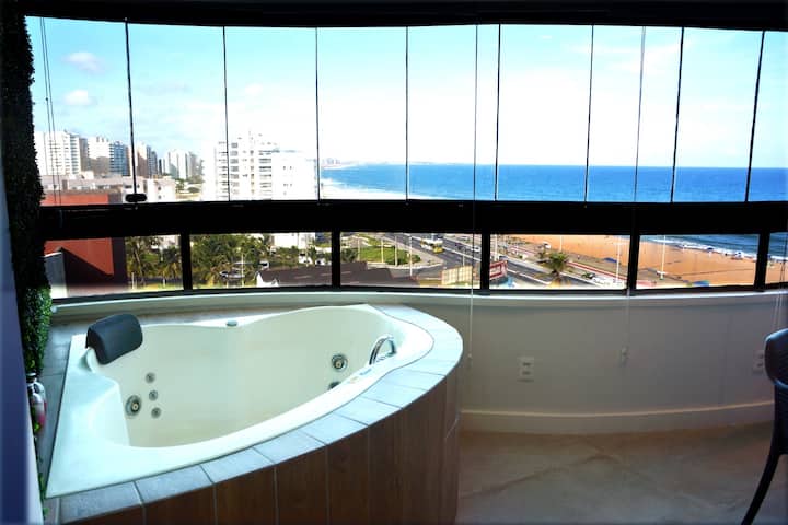 Apartamento Vista Mar, Climatizado Com Jacuzzi! - Salvador de Bahía