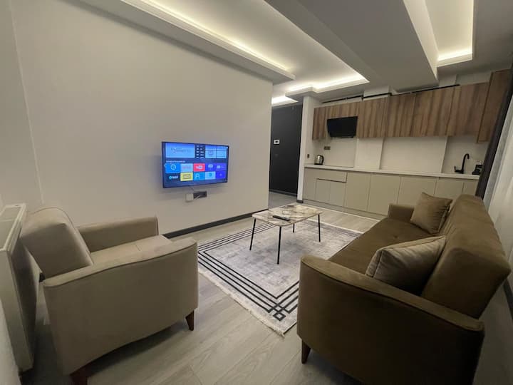 Ultra Lüks ÖZel Mimarı 1+1 Merkezi Daire - Ankara