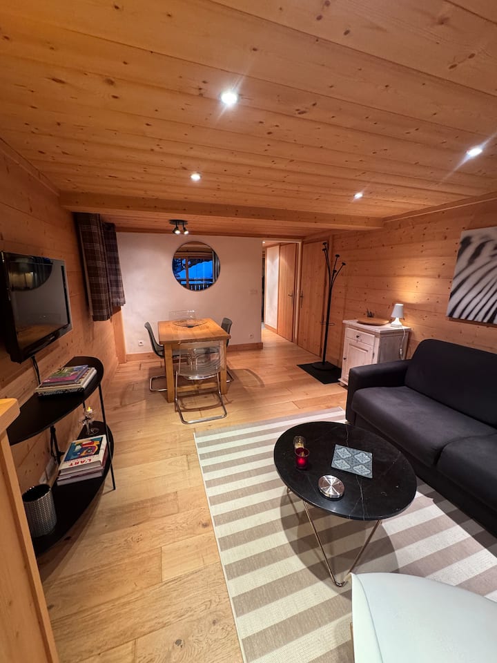 Charmant 2 Pièces Pied Des Pistes - Megève