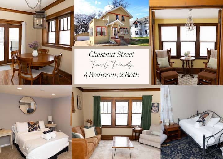 Family Friendly, Entire 3 Bed 2 Bath, Sleeps 5! - Alerus Center - Grand Forks