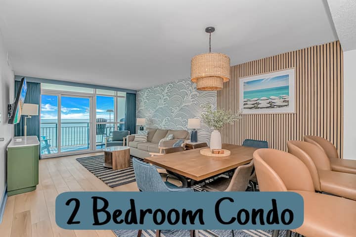 Oceanfront 2br Retreat | 17th Floor + Balconies - Myrtle Beach