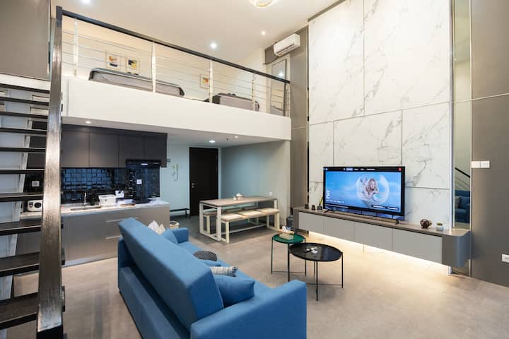 Lúme |95sqm~stylish Soho Loft@brooklyn, Alamsutera - Jakarta