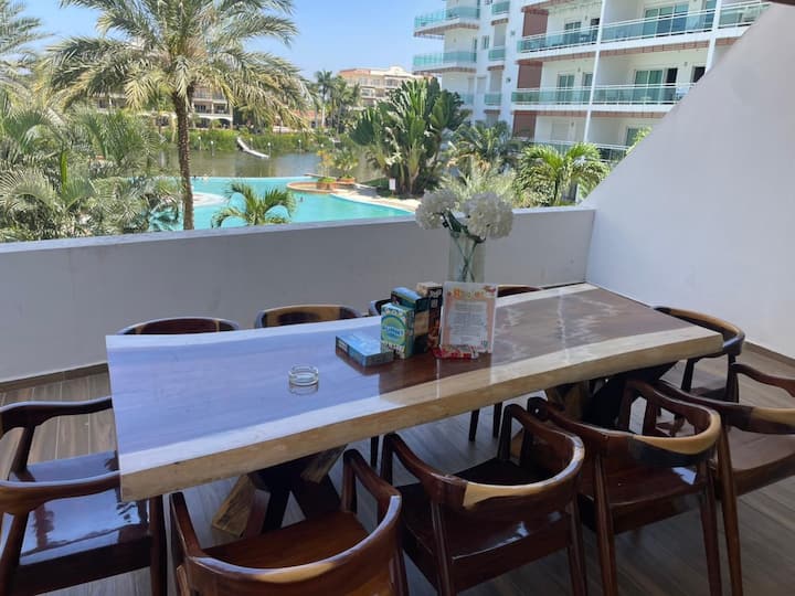 Bonito Depa Con Terraza Gigante Vista A La Alberca - Mazatlán